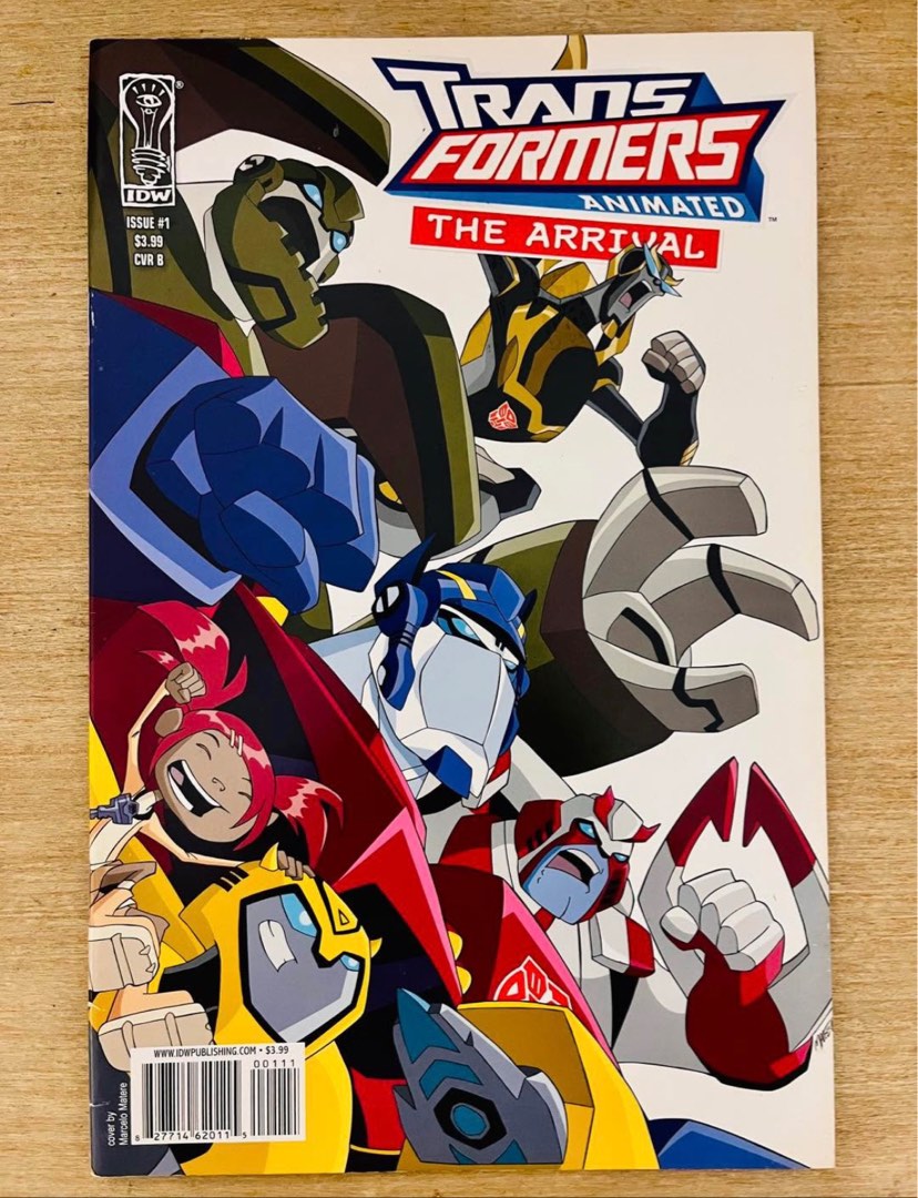 TRANSFORMERS ANIMATED: THE ARRIVAL #1 (IDW, 2008), Hobbies & Toys ...
