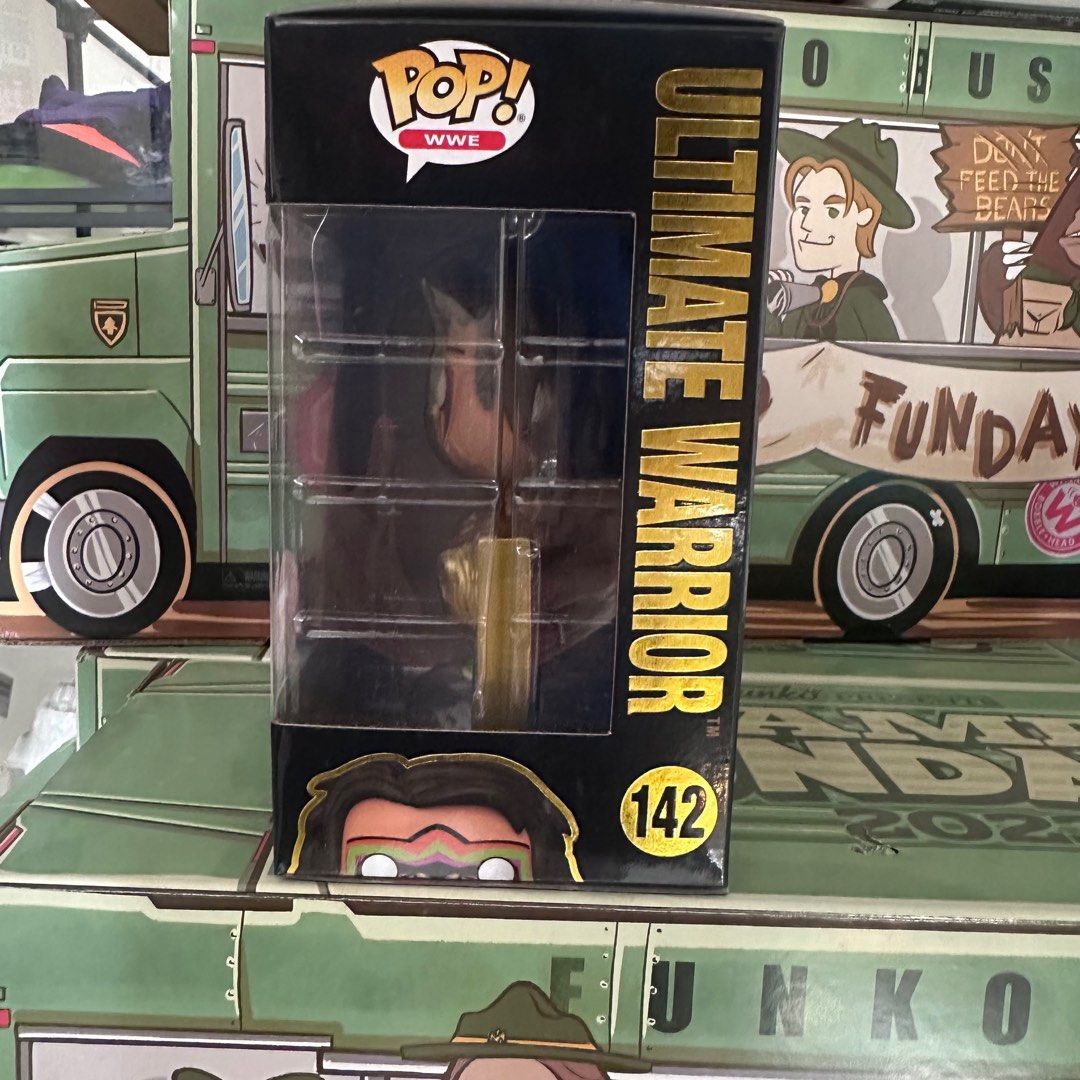 Ultimate Warrior Funko (with Pin), Hobbies & Toys, Toys & Games on ...