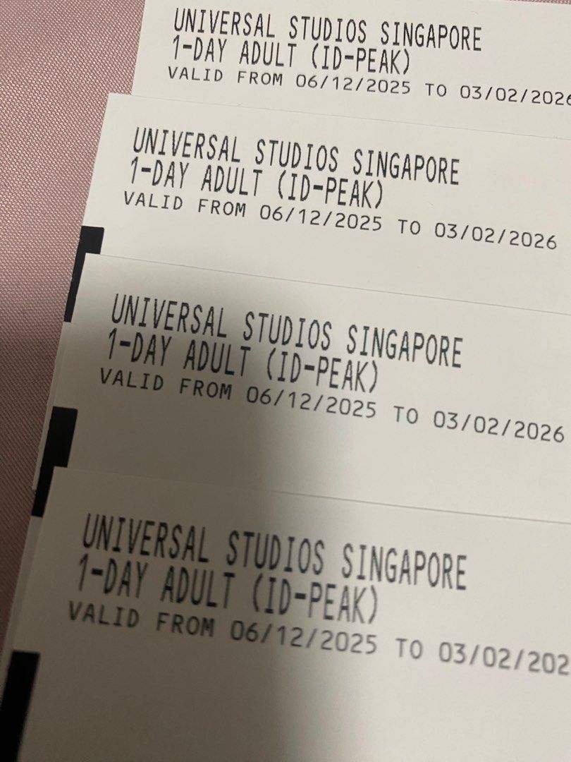 Universal studio RWS tickets, Tickets & Vouchers, Local Attractions ...