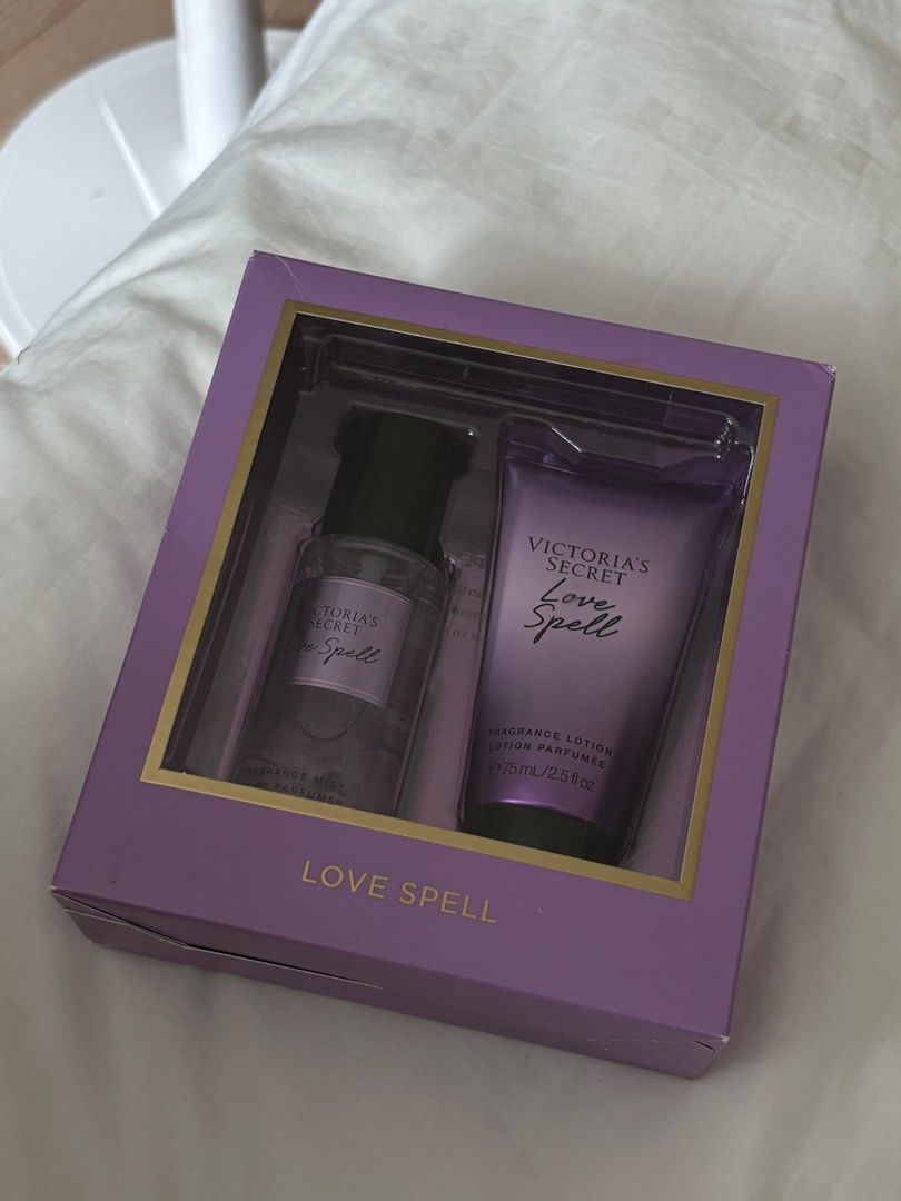 Victoria's Secret Love Spell Fragrance Set, Beauty & Personal Care ...