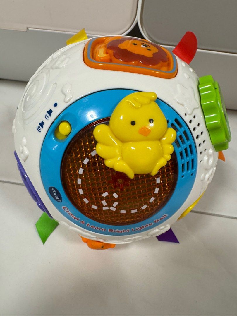 VTech Crawl & Learn Bright Lights Ball, Babies & Kids, Infant Playtime ...