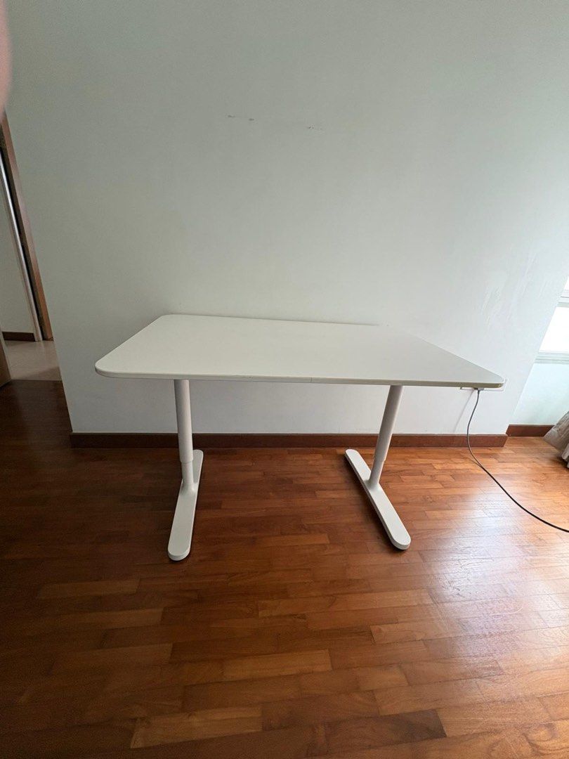 Study Desk - white, Furniture & Home Living, Furniture, Tables & Sets ...