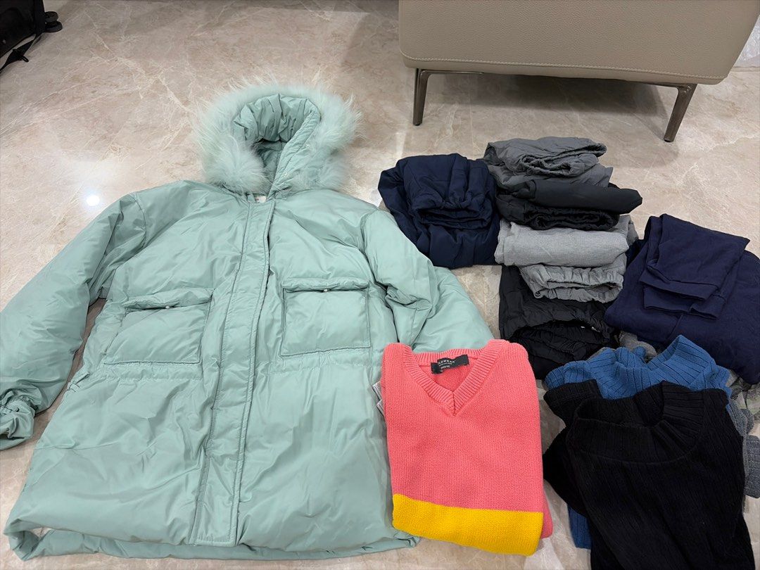 Uniqlo and assorted Winter Clothing Bundle for kids - puffer jacket ...