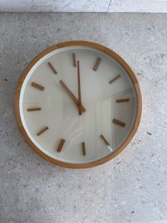 Natural Wood Creations Kauri Wood Wall Clock, Furniture & Home Living ...