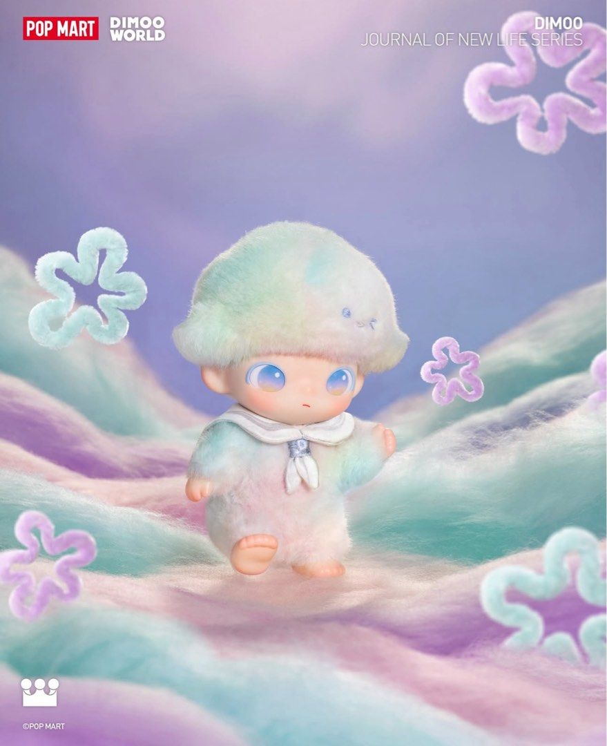 Dimoo Journey of New Life Dependence (Blue) Popmart, Hobbies & Toys ...