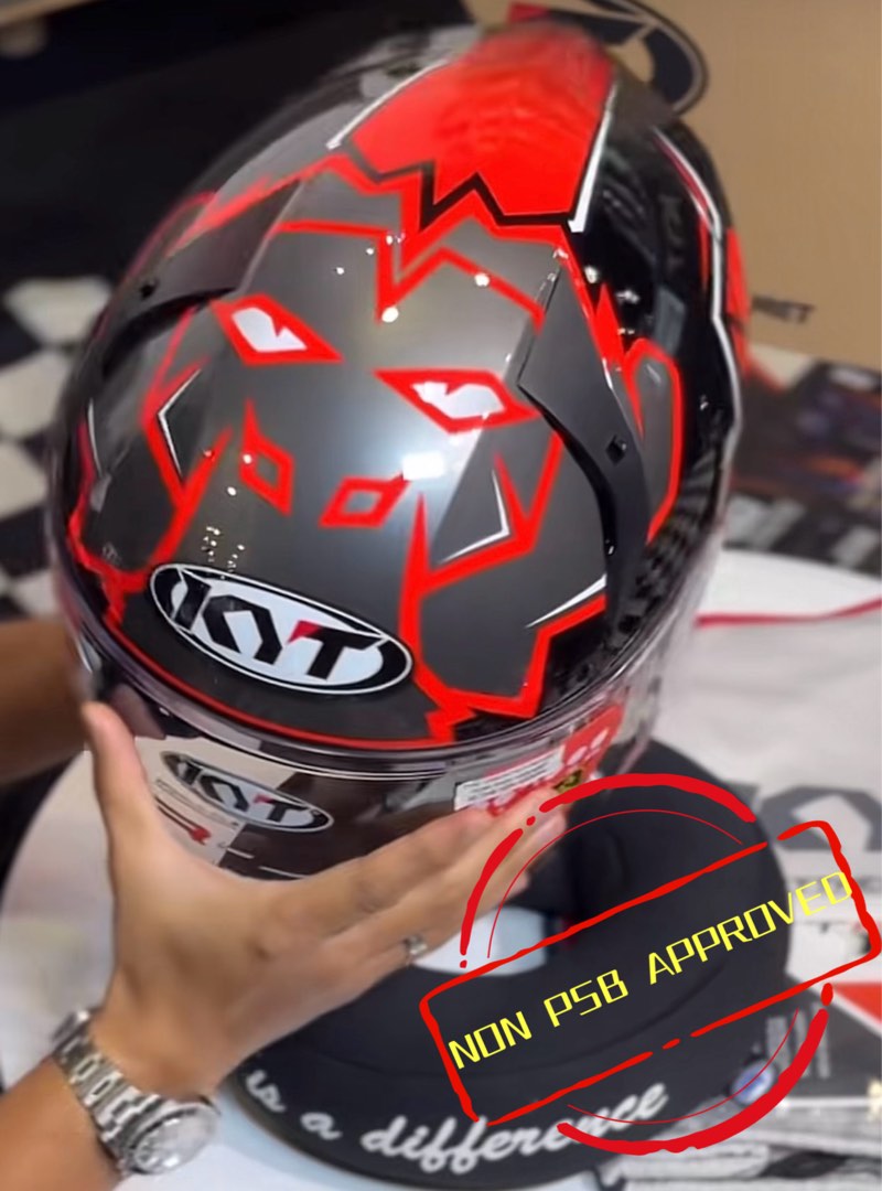 Year End Promo KYT TTR JET Helmet BULEGA, Motorcycles, Motorcycle ...