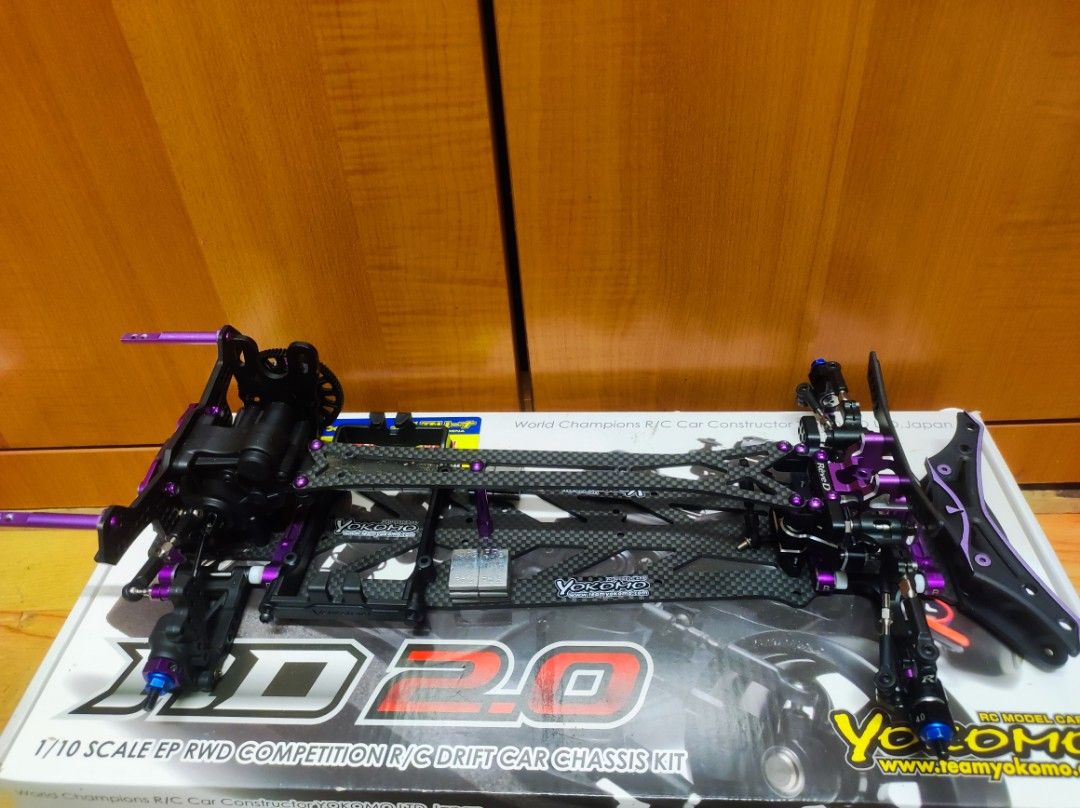 Yokomo RD2.0 1/10 Scale RWD Drift Car Chassis Kit, Hobbies & Toys, Toys ...