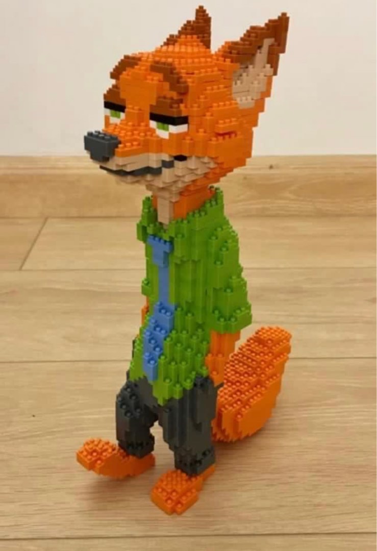 Zootopia Nick Lego, 興趣及遊戲, 玩具 & 遊戲類 - Carousell