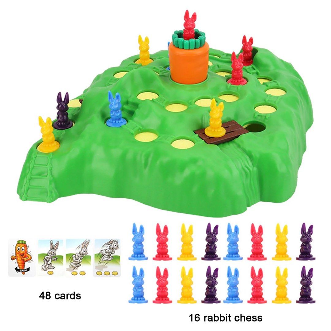 3602) Defend The Carrot Board Game | Rabbit Trap Puzzle Strategy Toy ...