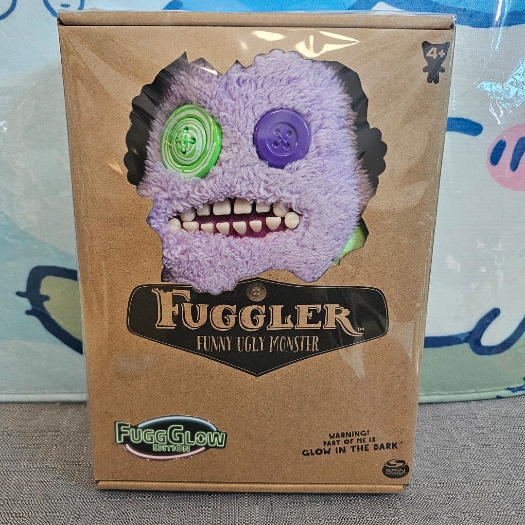 [送SF😍] 全新 正版 FUGGLER 牙齒怪絨毛玩偶 牙怪公仔 Fuggler Funny Ugly Monster Fugg Glow ...
