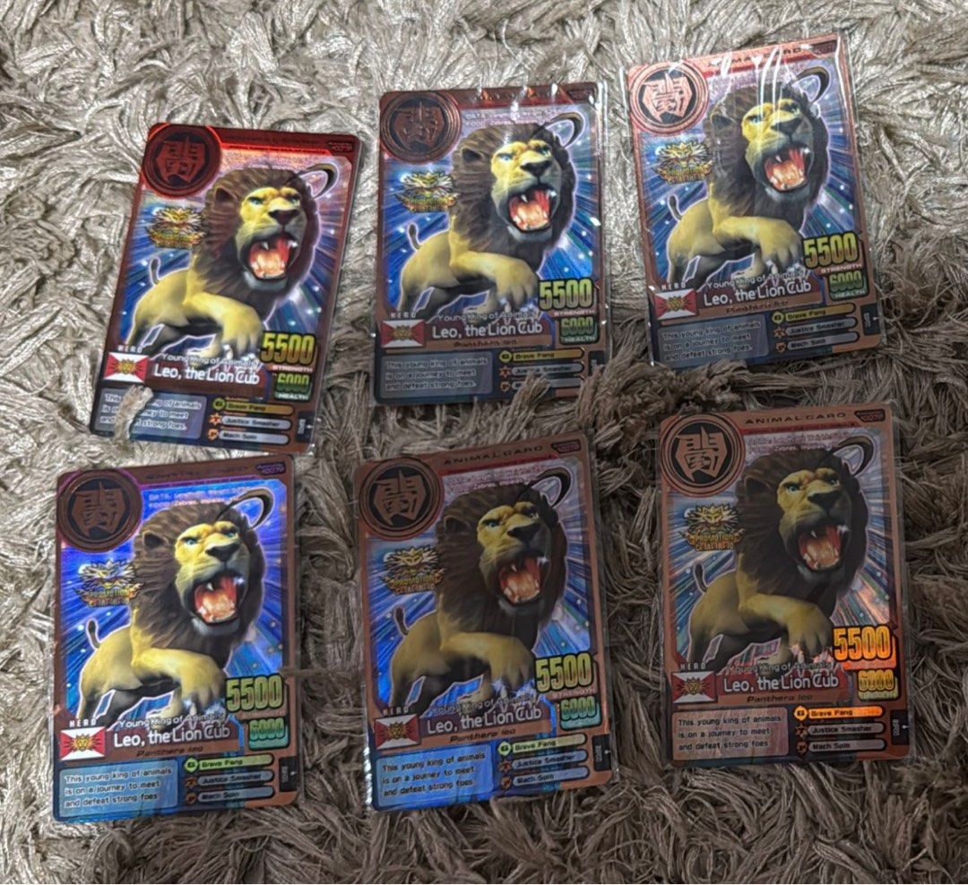 Animal Kaiser Plus Leo, the Lion Cub promo Cards, Hobbies & Toys, Toys ...