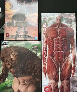 Ichiban Kuji Attack on Titan I'll Take Down the Beast Titan Last Prize ...