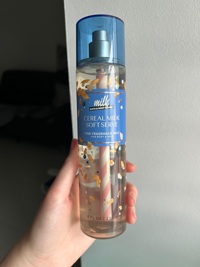 Bath & Body Works Cereal Milk Soft Serve Fine Fragrance Body Mist ...