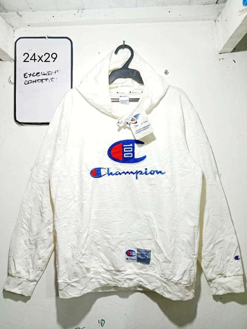 Champion 100th Anniversary Hoodie, Men's Fashion, Tops & Sets, Hoodies ...