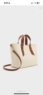 Charles & Keith Canvas Tote Bag, Women's Fashion, Bags & Wallets, Tote ...