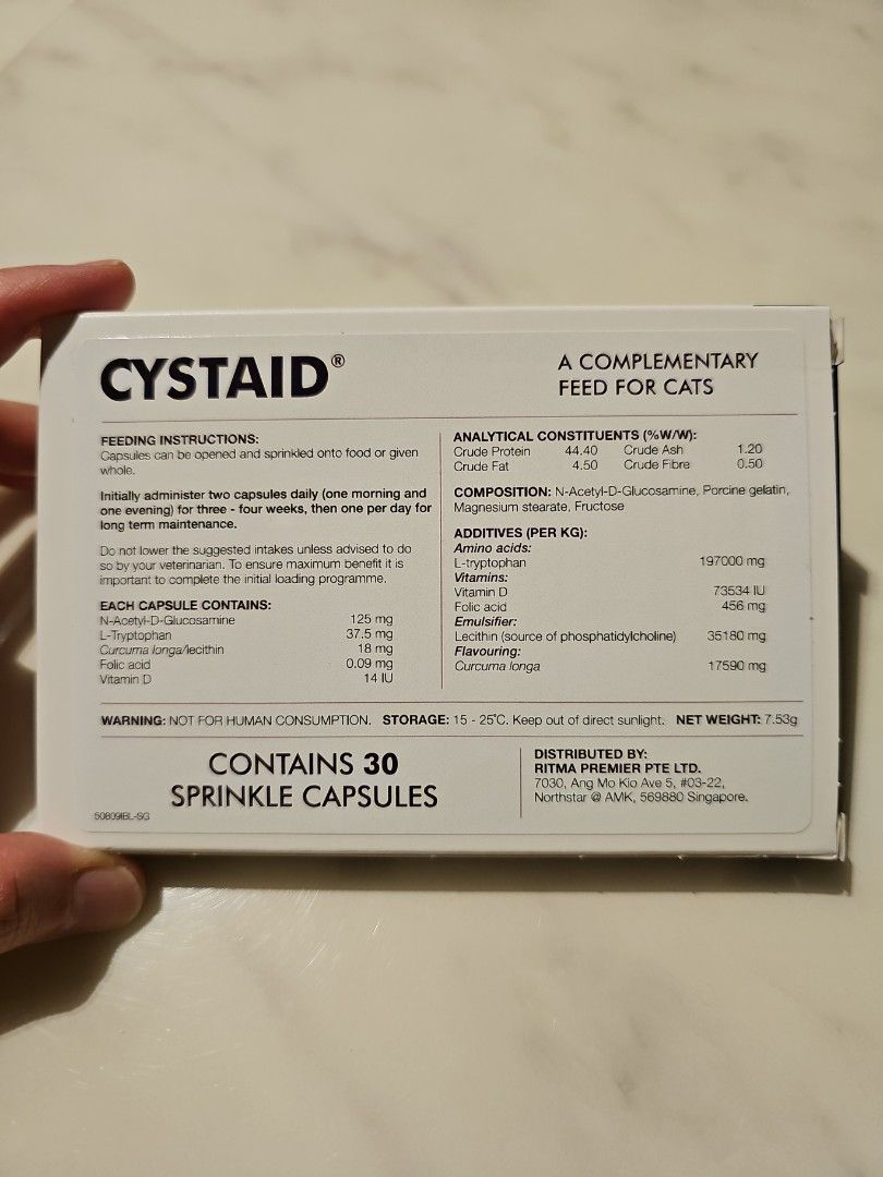 Cystaid VetPlus - 30 Sprinkle Capsules - Exp 12/2026, Pet Supplies ...
