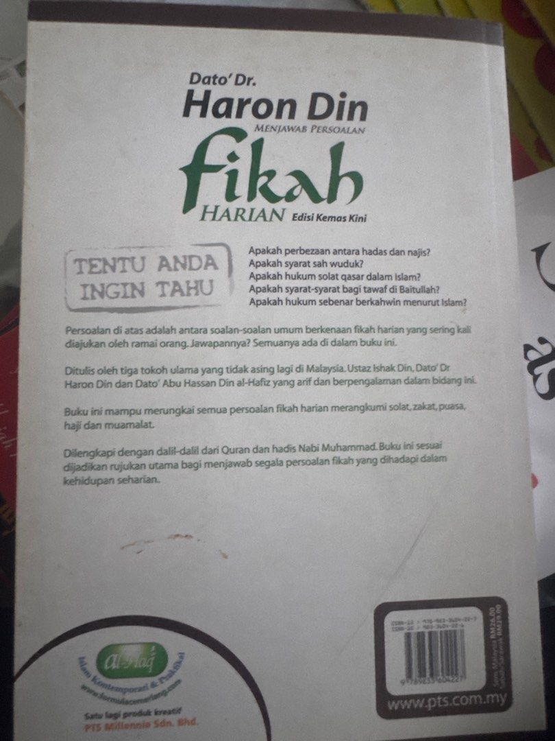 Dato' Dr. Haron Din - Fiqah Harian, Hobbies & Toys, Books & Magazines ...