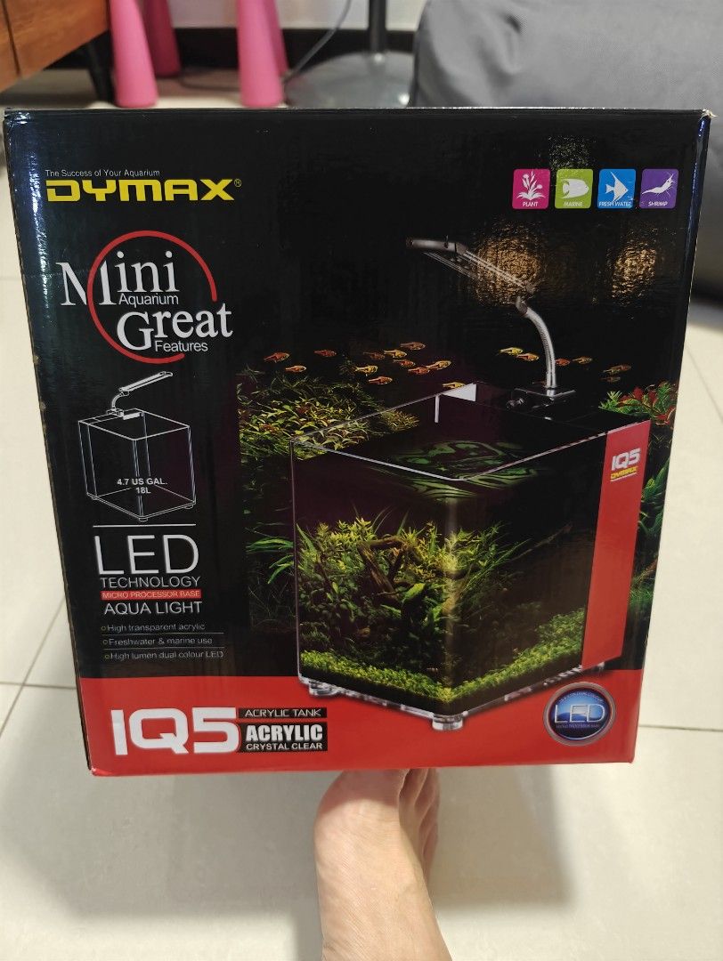 Dymax IQ5 Mini Aquarium Tank, Pet Supplies, Homes & Other Pet ...