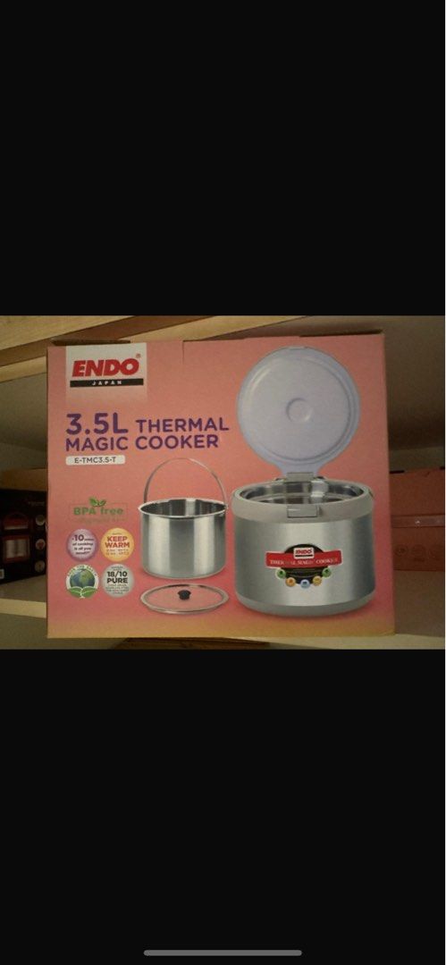 Endo 3.5L Thermal Magic Cooker, TV & Home Appliances, Kitchen ...