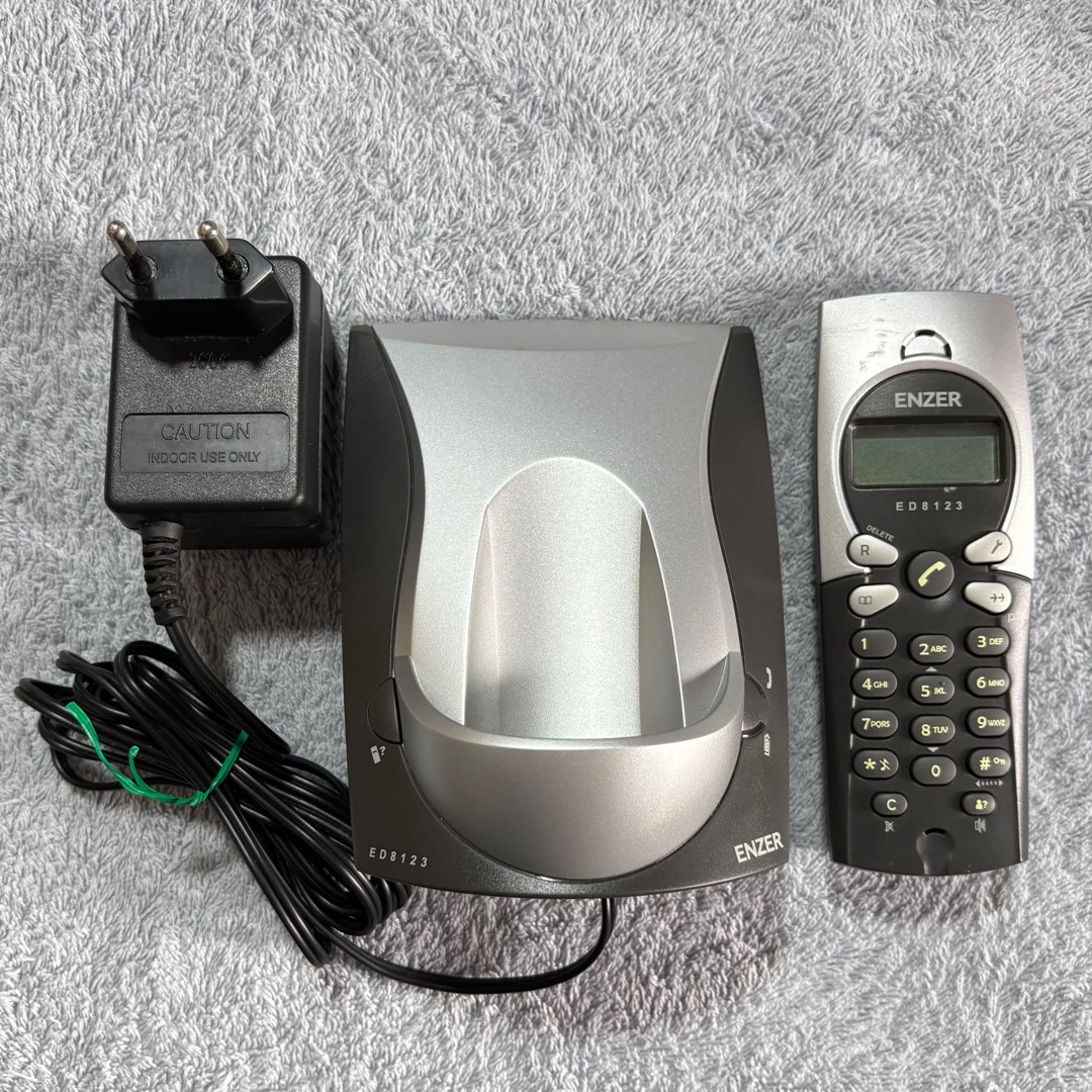 Enzer ED8123 Cordless Phone Set, TV & Home Appliances, Other Home ...