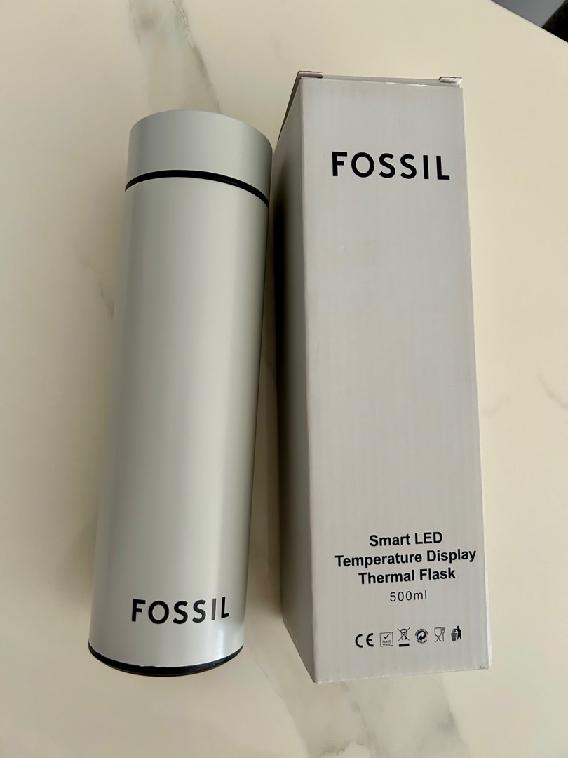 Fossil Smart LED Temperature Display Thermal Flask 500ml, Furniture ...