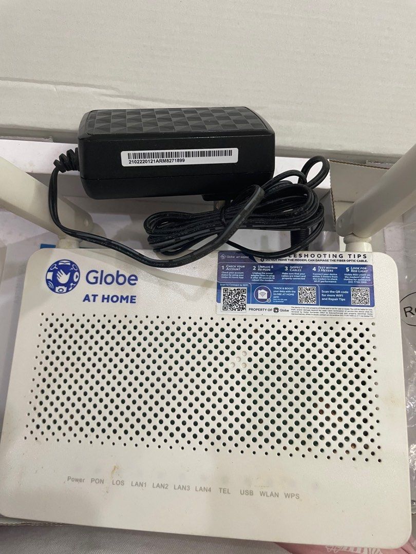 Globe At Home Huawei HG8145V5 Router Adaptor 9v 1A, Computers & Tech ...