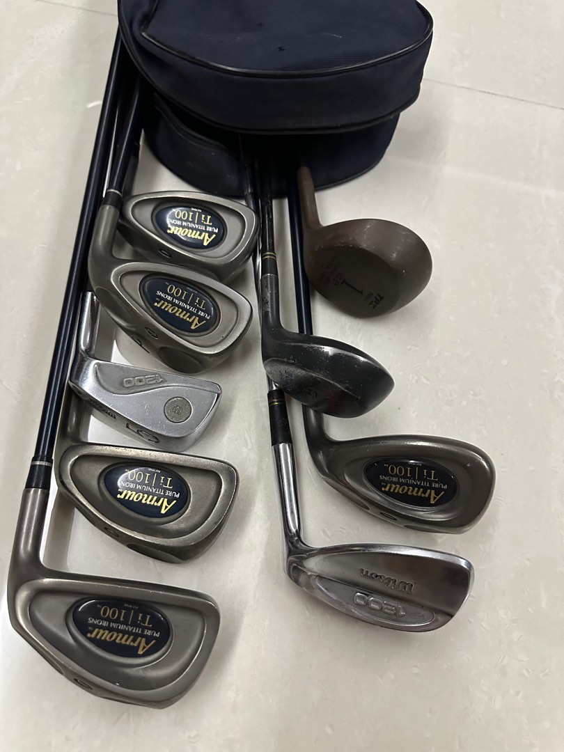 Golf set 9 sticks ( Armour Pure Titanium Irons Til100), Sports ...