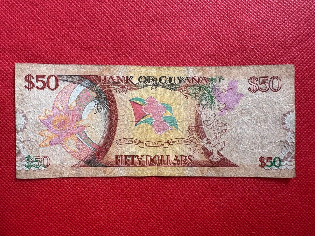 Guyana 50 Dollars 1916 VF Banknote, Hobbies & Toys, Collectibles ...