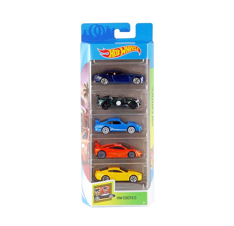 Hot Wheels 2020 Exotics 5-Pack: Cadillac, Jaguar, Porsche, McLaren ...