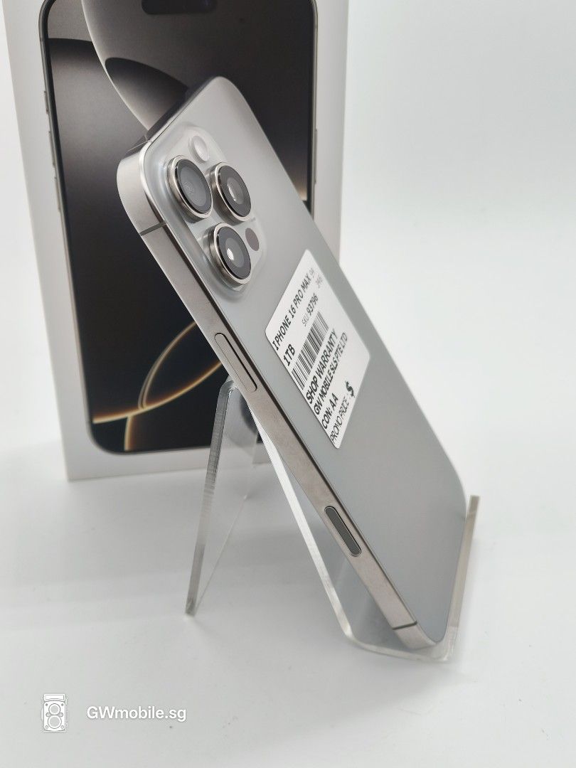 iPhone 16 Pro Max Natural Titanium 1 TB, Mobile Phones & Gadgets ...