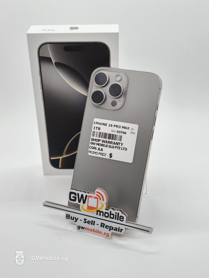 iPhone 16 Pro Max Natural Titanium 1 TB, Mobile Phones & Gadgets ...