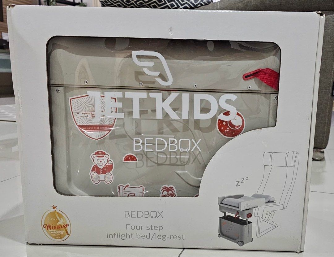 JetKids BedBox - Four Step Inflight Bed/Leg-Rest, Babies & Kids, Going ...