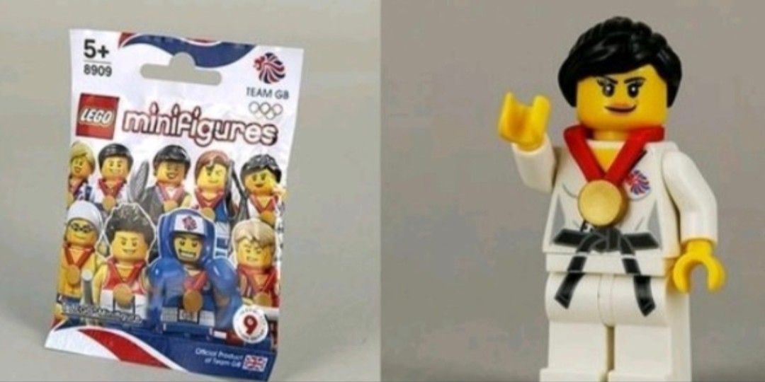 Lego 8909 TEAM GB Judo Fighter 柔道 英國倫敦奧運限量版 連底板 說明書 包裝袋 (全新開袋確認), 興趣及遊戲 ...