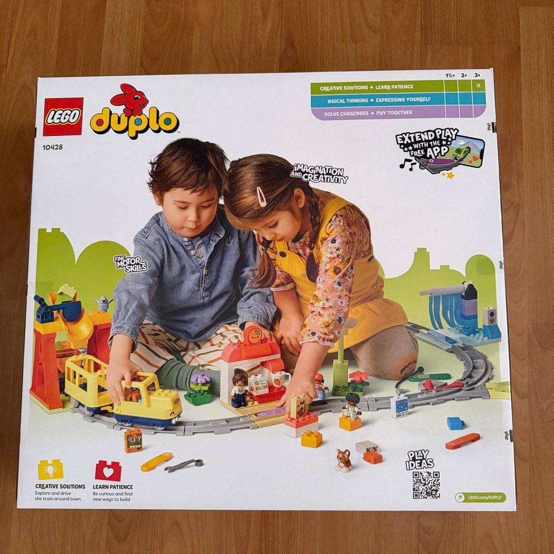 LEGO Duplo 10428 Big Interactive Community Train Set, Hobbies & Toys ...