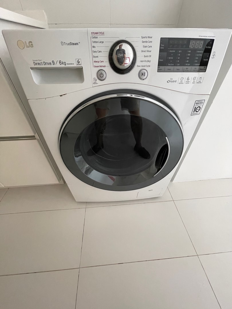 LG Direct Drive 9/6kg Washing Machine, TV & Home Appliances, Washing ...