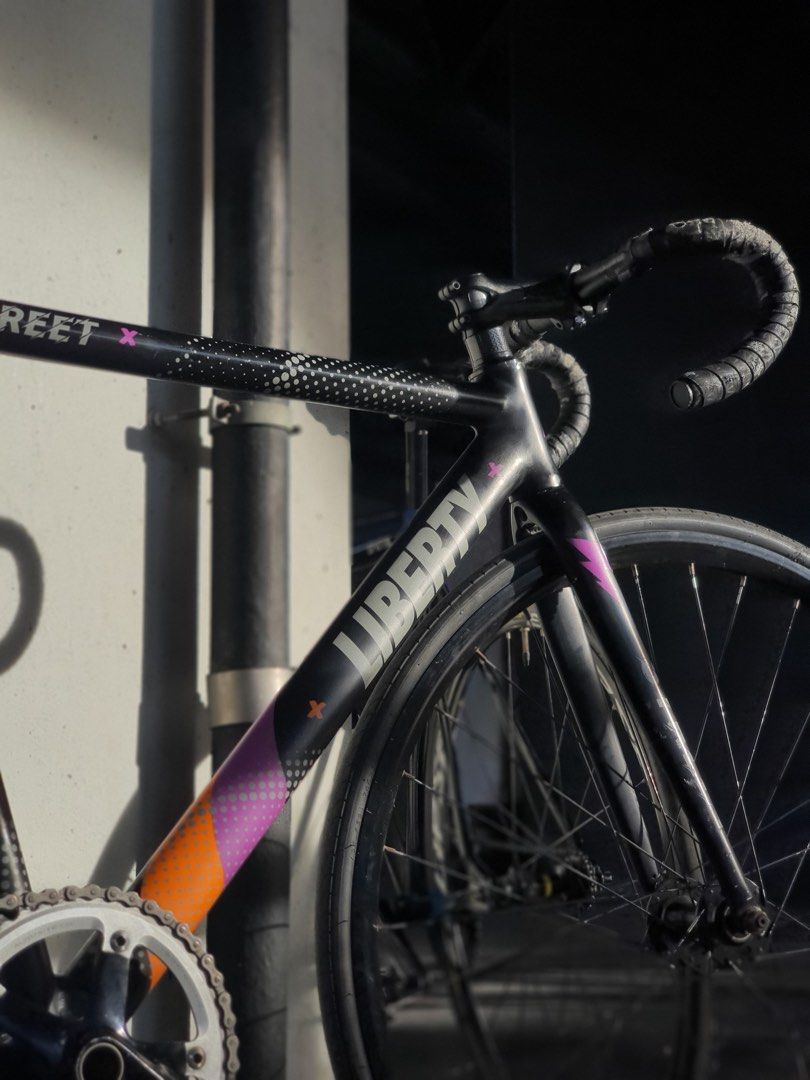 Liberty Street Fixed Gear Bike n Wheelset intro7 bladespoke ws, Sports ...