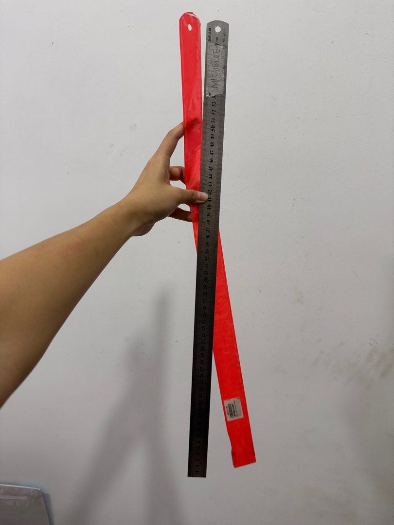 Metal Ruler 60cm Architecture Ruler, Hobbies & Toys, Stationery & Craft ...