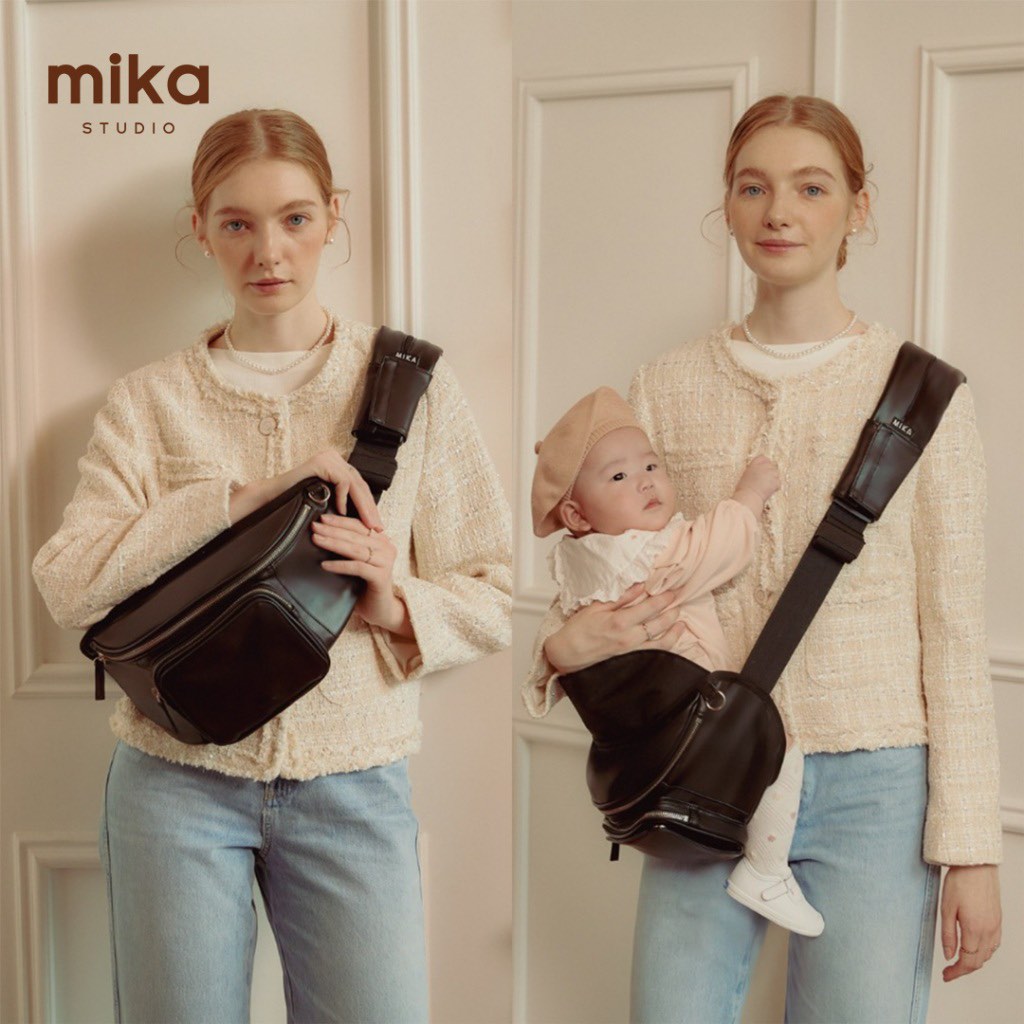 MIKA Studio Toddler sling baby hip seat, Babies & Kids, Going Out ...