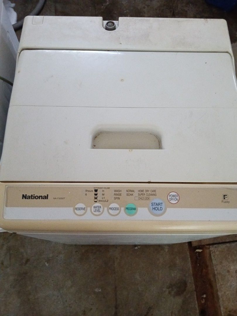 National NA-F5000T Top Load Washing Machine, TV & Home Appliances ...