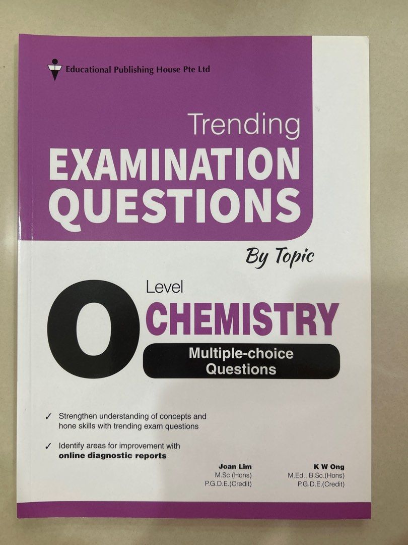 O Level Chemistry Examination Questions, Hobbies & Toys, Books ...