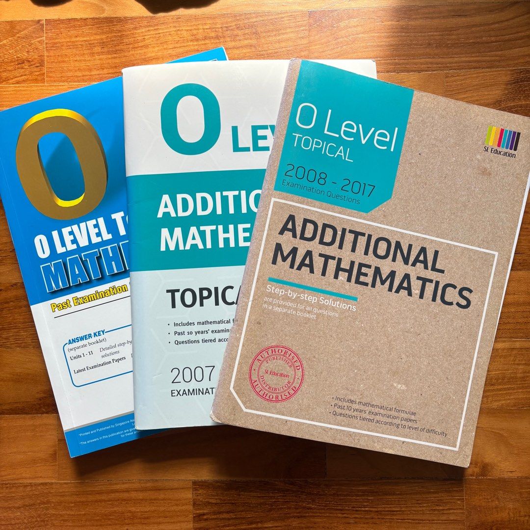 O Level Mathematics & Additional Mathematics Topical Revision Questions ...