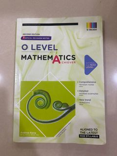 O Level Mathematics Achiever Topical Revision Notes, Hobbies & Toys ...