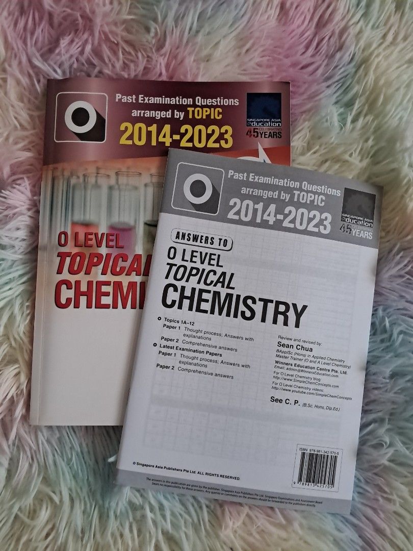 O Level Topical Chemistry Past Year Questions 2014-2023, Hobbies & Toys ...