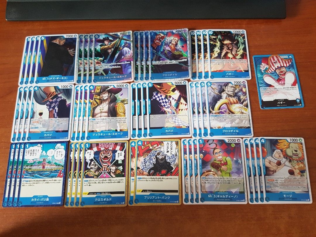 One Piece TCG - Blue Buggy Deck Package, Hobbies & Toys, Toys & Games ...