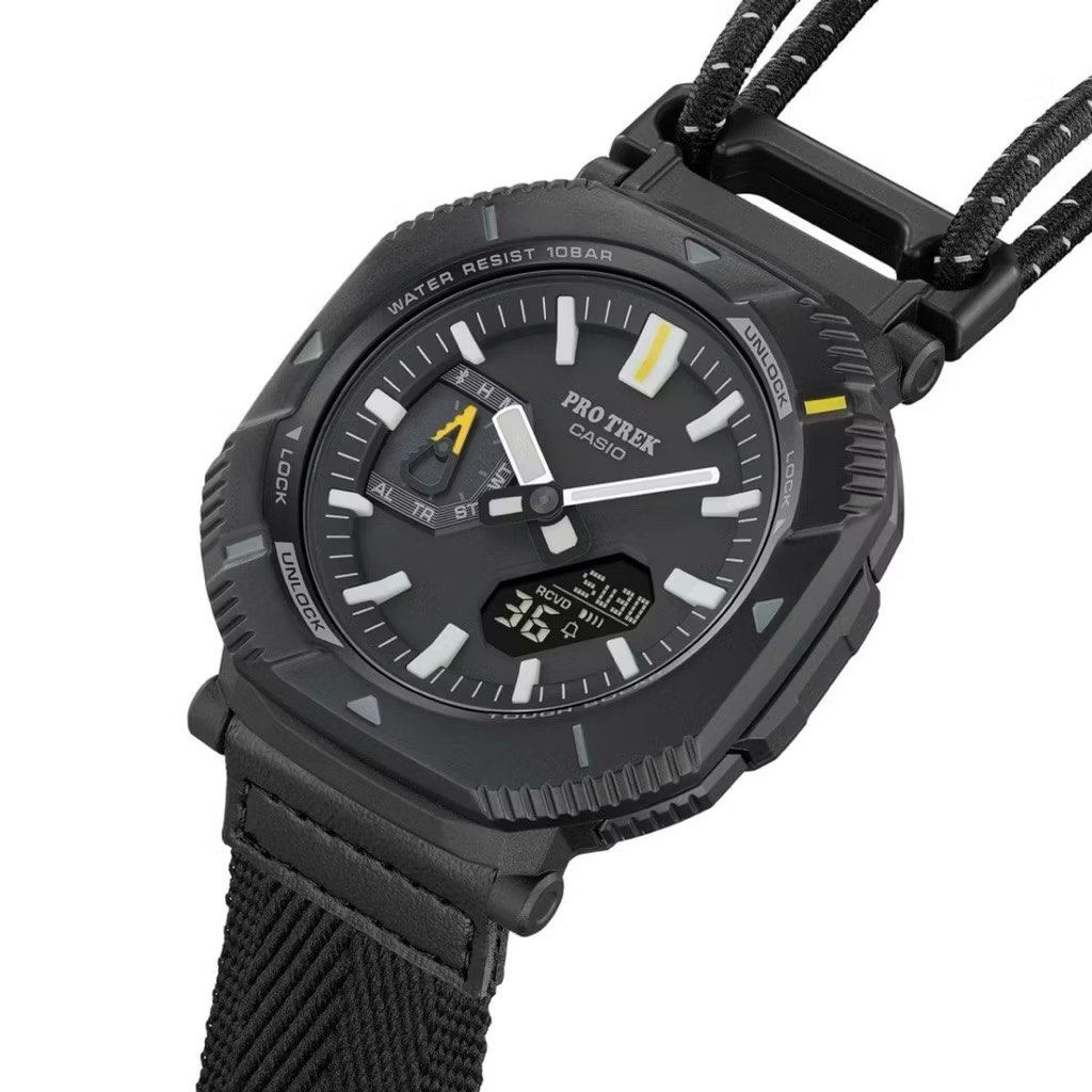 ORIGINAL CASIO PRO TEK SOLAR BLUETOOTH BLACK, Men's Fashion, Watches ...