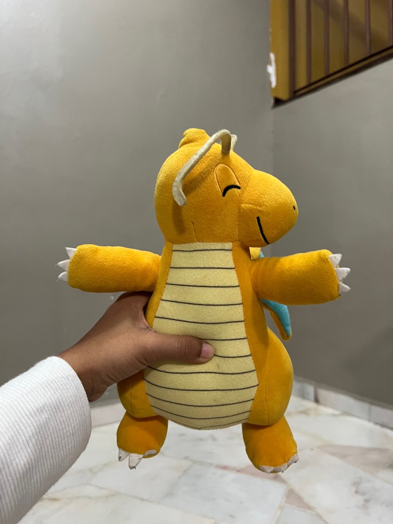 Original Pokemon Dragonite Plush Toy, Hobbies & Toys, Toys & Games on ...