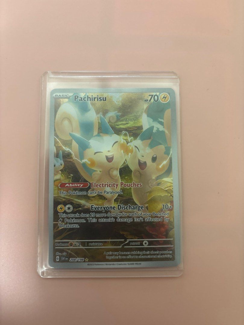 Pachirisu IR Pokemon Card, Hobbies & Toys, Toys & Games on Carousell