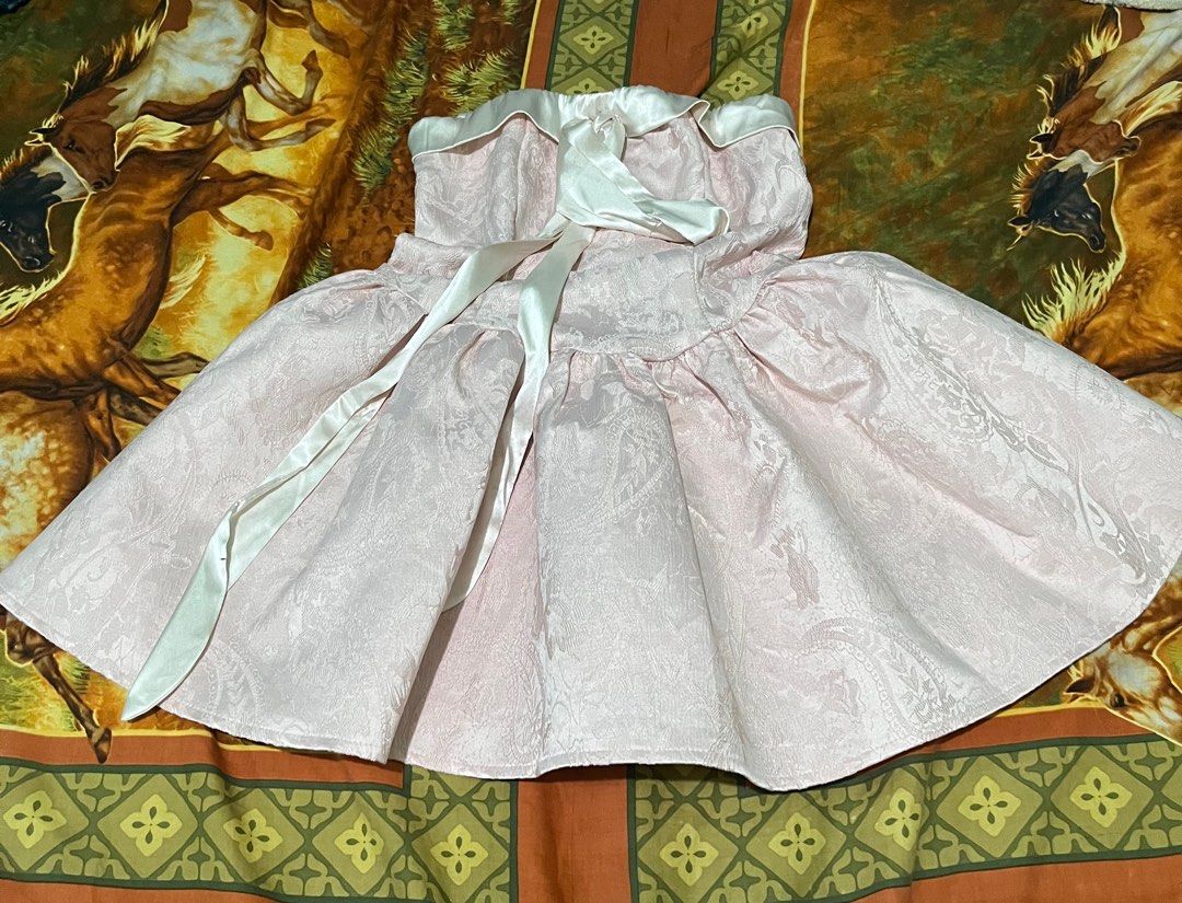 Pink Peplum Dress, Women's Fashion, Dresses & Sets, Dresses on Carousell