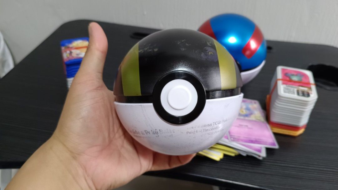 Pokemon Cards and Pokeball Set, Hobbies & Toys, Toys & Games on Carousell