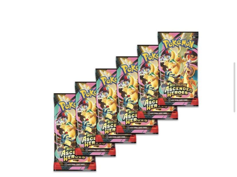 Pokemon Mega Evolution Ascended Heroes Booster Bundle, Hobbies & Toys ...